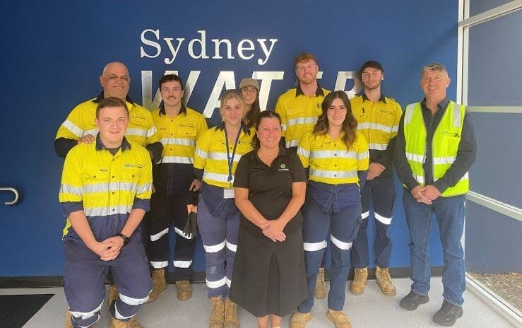Making waves with Sydney Water’s apprentice team