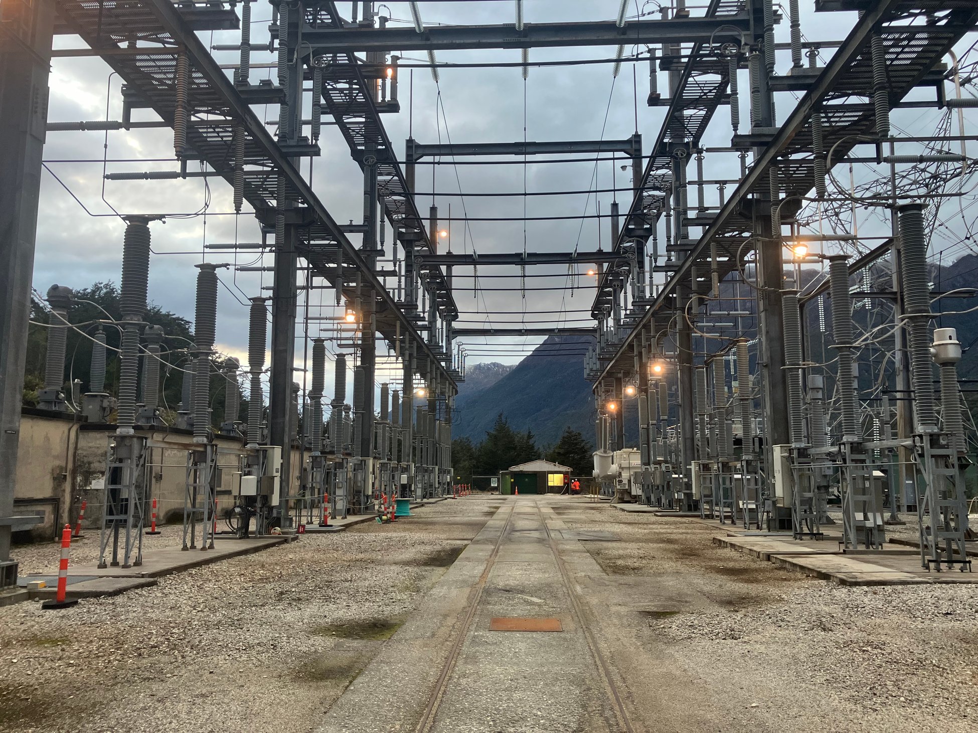 Powering up together with a visit to Transpower Manapouri Substation